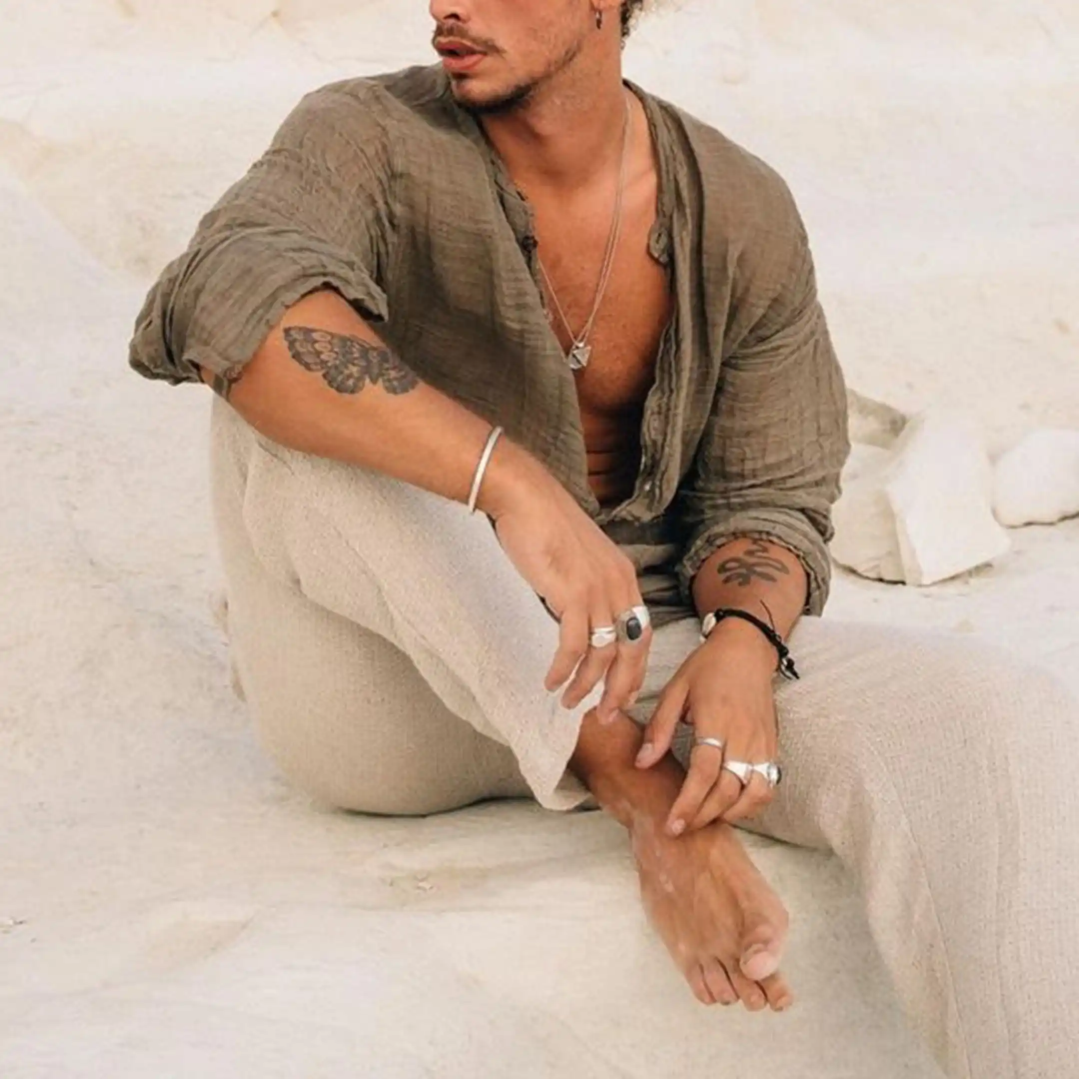 Men's Linen Clothing